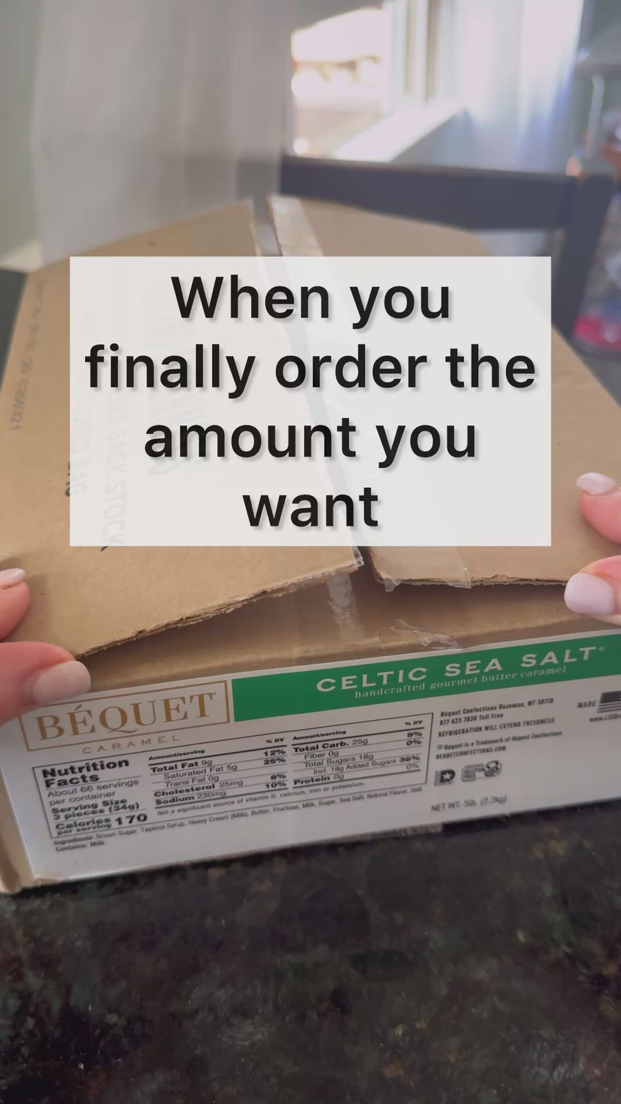 5 lb Gourmet Caramel Box - 12 Flavors | 5 Pound Caramel Box - Béquet ...